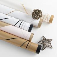 China Gold-Trimmed Corner Korean Style Waterproof Floral Wrapping Paper Matte Bouquet Wrap for Flower Shop for sale
