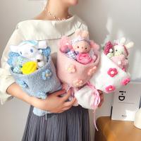 China Mother's Day gifts Valentine's Day plush rabbit finished doll bouquets for girlfriends or muses as birthday gifts for sale