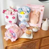 China Mother's Day gifts Valentine's Day plush rabbit finished doll bouquets for girlfriends or muses as birthday gifts for sale