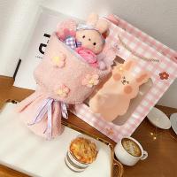 China Mother's Day gifts Valentine's Day plush rabbit finished doll bouquets for girlfriends or muses as birthday gifts for sale