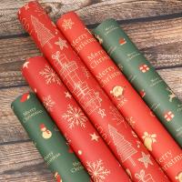 China Christmas-Themed Waterproof Wrapping Paper for Rose Bouquets/Floral Arrangements for sale