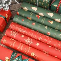 China Christmas-Themed Waterproof Wrapping Paper for Rose Bouquets/Floral Arrangements for sale