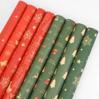 China Christmas-Themed Waterproof Wrapping Paper for Rose Bouquets/Floral Arrangements for sale