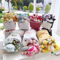 China 20x30cm Cartoon Doll Bouquets The Ideal Gift for Your Girlfriend on Valentine's Day for sale