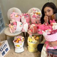 China Mother's Day Gifts Valentine's Day Large Cartoon Doll Flower Bouquets Finished Dolls Birthday Gifts for Girlfriend and Best Friends for sale