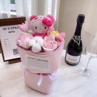China Valentine's Day Gifts Creative Plush Doll Flower Bouquets Finished Dolls Muse Flower Bouquets Mother's Day International Women's Day for sale