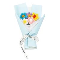 China Knitted Pile Mini Bouquet Yarn Flowers Perfect Mother's Day Creative Gift for sale