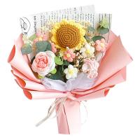China Handcrafted Sunflower and Rose Bouquet Perfect for Mother's Day or Valentine's Day Gifts for sale