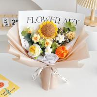 China Handcrafted Sunflower and Rose Bouquet Perfect for Mother's Day or Valentine's Day Gifts for sale