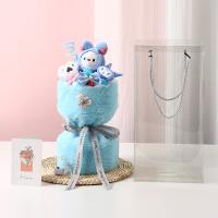 China Dolls Plush Cartoon Children's Day Gift Adorable Bouquet Finished Product June 1st Cute Children's Birthday Present for sale