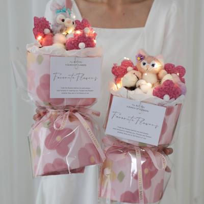 China Colorful Cartoon Doll Bouquet for Children's Day 20x35cm Multiple Color for sale