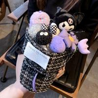 China Halloween Gift Doll Bouquet Kuromi Finished Plush Doll Pumpkin Head Cartoon Bouquet Birthday Gift for Girlfriend for sale