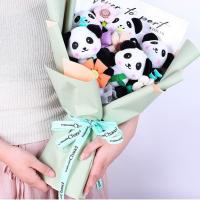 China Panda Plush Doll Graduation Bouquet Graduation Season Bouquet Gift for Classmates and Girlfriends Finished Product of Children's Day Bouquet for sale