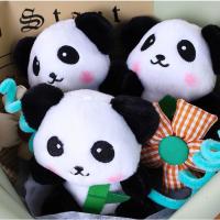 China Panda Plush Doll Graduation Bouquet Graduation Season Bouquet Gift for Classmates and Girlfriends Finished Product of Children's Day Bouquet for sale