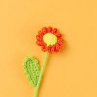 China Multiple Color Handmade Crochet Daisy Flower Bouquet Creative Artificial Flowers Perfect Valentine's Day Gift for Best Friend for sale