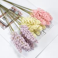 China Minimalist Faux Wheat Bouquet Realistic Fake Flowers 5x30cm Plastic for sale