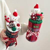 China Christmas Cartoon Plush Doll Bouquet Finished Product Christmas Eve Gift Birthday Present for Girlfriend for sale