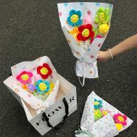 China 20x35cm Finished Dopamine Creative Bouquet Cartoon Artificial Flower Bouquet Multiple Color for Girlfriend Birthday Present for sale