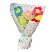 China 20x35cm Finished Dopamine Creative Bouquet Cartoon Artificial Flower Bouquet Multiple Color for Girlfriend Birthday Present for sale