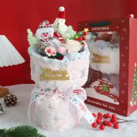 China Plush Doll Christmas Bouquet Dried Flowers and Multiple Color for Girlfriend's Special Day for sale