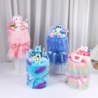 China Long-haired Sulivan and Kabibala Plush Doll Bouquet Perfect Gift for Children on Graduation Season and Valentine's Day 22x33cm for sale