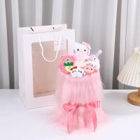 China Long-haired Sulivan and Kabibala Plush Doll Bouquet Perfect Gift for Children on Graduation Season and Valentine's Day 22x33cm for sale
