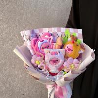 China Loopy Little Beaver Plush Doll Bouquet Loopy Adorable Cartoon Plush Toy Creative Birthday and Graduation Season Gift for Those with a Girlish Heart for sale