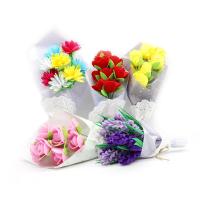 China 18x33cm Non-woven Fabric Children's DIY Handmade Flower Bouquet Perfect for Teachers' Day and Mother's Day for sale