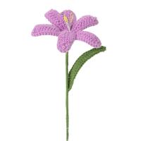 China Knited Pile Handmade Crochet Tulip Bouquet Faux Floral Table Decor for Valentine's/Gift Variety Tulip for sale