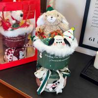China 22x37cm Plush Doll Bouquet Unique Gift for Boyfriend or Girlfriend West Highland White Terrier for sale