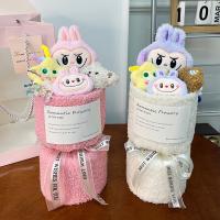 China 15x30cm Valentine's Day Labubu Plush Doll Bouquet Doll Gift for Girlfriend and Best Friend Birthday Gift Variety Dolls for sale