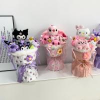 China Kuromi Plush Flower Bouquet with Multiple Color and Variety Dolls Perfect Festival Gift for sale