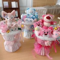 China Kuromi Plush Flower Bouquet with Multiple Color and Variety Dolls Perfect Festival Gift for sale