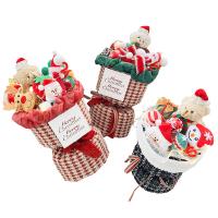 China Christmas Gift Creative Cartoon Plush Doll Bouquet Santa Claus Doll Finished Product Birthday Gift for Girlfriend and Best Friend for sale