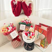 China Christmas Gift Creative Cartoon Plush Doll Bouquet Santa Claus Doll Finished Product Birthday Gift for Girlfriend and Best Friend for sale