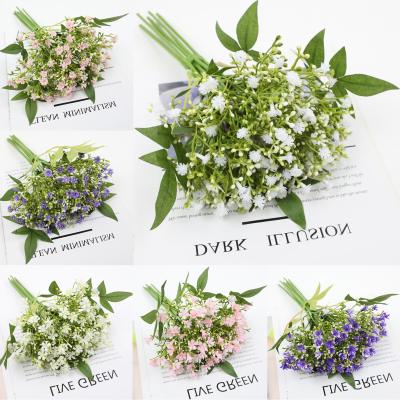 China Artificial Baby's Breath Bouquet in White Perfect for Weddings and Events for sale
