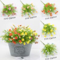 China 20x35cm Artificial Flower Bouquet Beautiful Home Hotel Wedding and Table Decor with Multiple Color Faux Plants and Flowers for sale