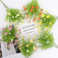 China 20x35cm Artificial Flower Bouquet Beautiful Home Hotel Wedding and Table Decor with Multiple Color Faux Plants and Flowers for sale