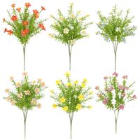 China 20x35cm Artificial Flower Bouquet Beautiful Home Hotel Wedding and Table Decor with Multiple Color Faux Plants and Flowers for sale