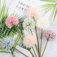 China PVC Artificial Chrysanthemum Ball Fake Flower Bouquet in Vibrant Multiple Colors for sale