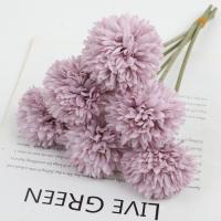 China PVC Artificial Chrysanthemum Ball Fake Flower Bouquet in Vibrant Multiple Colors for sale