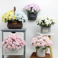 China Plastic Hydrangea and Daisy Bouquet A Timeless Addition to Your Home or Event for sale