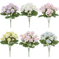 China Plastic Hydrangea and Daisy Bouquet A Timeless Addition to Your Home or Event for sale