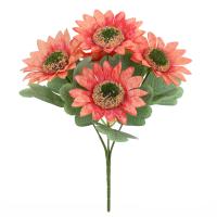 China 20x27cm Artificial Sunflower Bouquet Made of Durable Plastic for Long-Lasting Beauty for sale