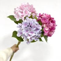 China Hydrangea Artificial Flower Bouquet Beautiful Wedding Decor Variety Hydrangea Multiple Color for sale