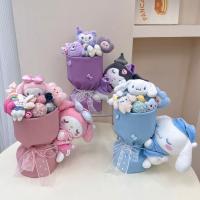 China Cartoon Kuromi Doll Bouquet Creative Gift Birthday Gift Bouquet for Girlfriend Graduation Season Valentine's Day Gift for sale