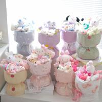 China 20x35cm Doll Bouquet Unique Gift for Girlfriend's Birthday or Qixi Valentine's Day for sale