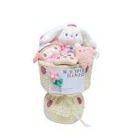China 20x35cm Doll Bouquet Unique Gift for Girlfriend's Birthday or Qixi Valentine's Day for sale