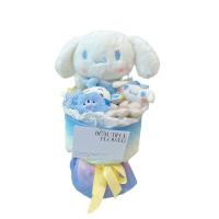 China Chinese Valentine's Day Handmade Doll Bouquet Big-Eared Dog Design Perfect Gift for Birthday or Souvenir Multiple Color for sale