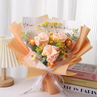 China Handmade Wool Knitted Bouquet in Multiple Colors for Mom's Birthday Gift for sale